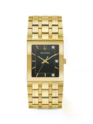 Bulova Quadra 30mm Watch - Black