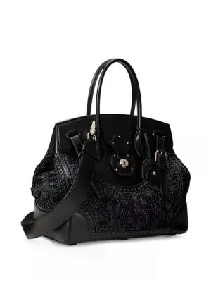 Ralph Lauren Soft Ricky 33 Braided Tote Bag