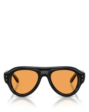 Ray-ban Pilot Puffer A$ap Rocky Aviator Sunglasses, 50mm