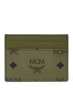 Mcm Aren Visetos Logo Card Case