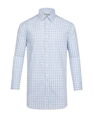 Thomas Pink Gradient Check Dress Shirt - Blue