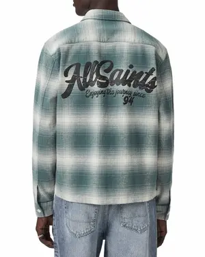 ALLSAINTS Polanco Flap Pocket Check Shirt