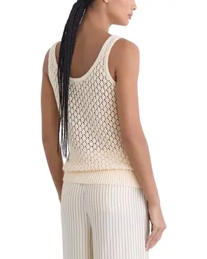 REISS Open Stitch Vest