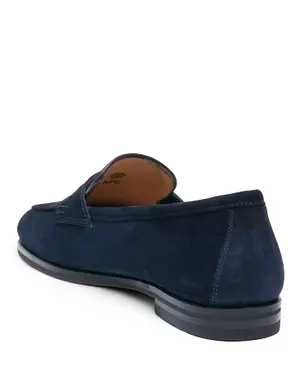 Santoni Suede Carla Loafer