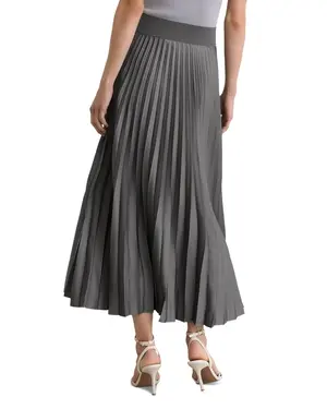 REISS Seren Pleated Midi Skirt
