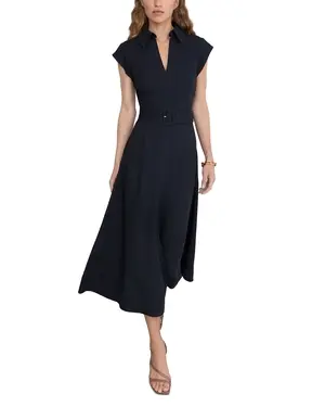 REISS Belted Midi Dress