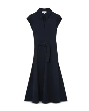 REISS Belted Midi Dress