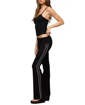 EDIKTED Yolena Ribbed V Neck Tank Top