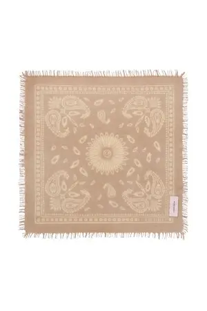PURSCHOEN Maxi Bandana Scarf -cream Natural - Grey