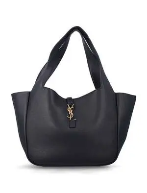 Saint Laurent Mini Chic Deer Leather Bag - Nero
