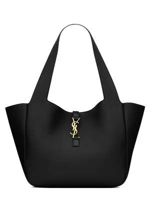 Saint Laurent Leather Tote Bag - Nero
