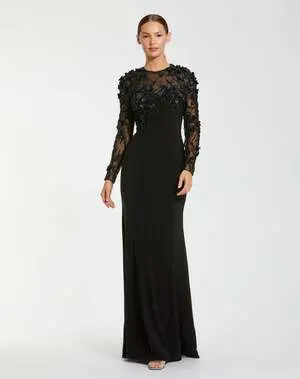 Mac Duggal Petite Gown - Black
