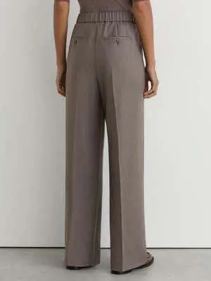 REISS Petite Elowen Wide-leg Trousers