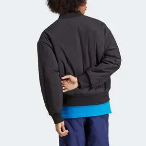 Adidas Originals Blue Version Nylon Bomber Jacket - Black