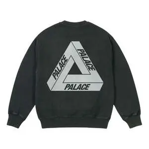 PALACE Pigment Tri Crew - Black