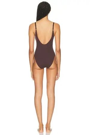 NEGATIVE UNDERWEAR Base Cami Bodysuit - Espresso