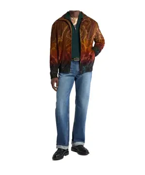 Etro Cotton Corduroy Paisley Print Jacket