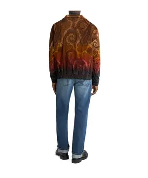 Etro Cotton Corduroy Paisley Print Jacket