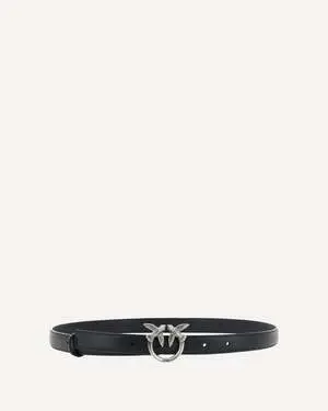 Pinko Love Berry Leather Belt