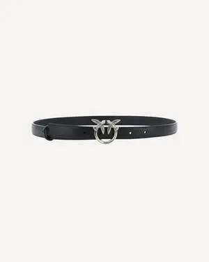Pinko Love Berry Leather Belt