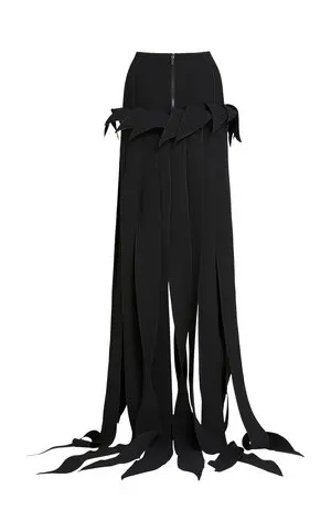 Maticevski Conclusion Fringe Maxi Skirt