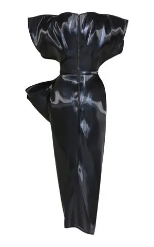 Maticevski Eagle Silk-blend Lamé Midi Dress