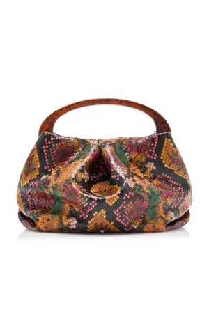 Dries Van Noten Small Bag With Resin Handle - Multi