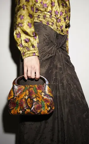 Dries Van Noten Small Bag With Resin Handle