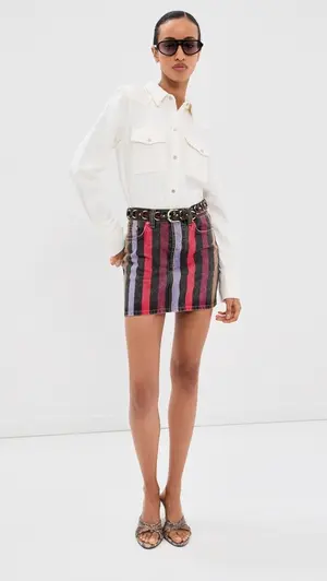 Versace Denim Skirt