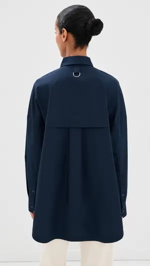 Tibi Gabe Oversized Button Down Shirt