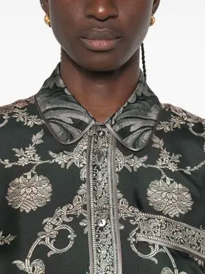PIERRE-LOUIS MASCIA Printed Silk Shirt