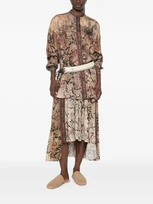 PIERRE-LOUIS MASCIA Printed Silk Shirt