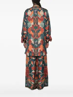 PIERRE-LOUIS MASCIA Printed Silk Shirt