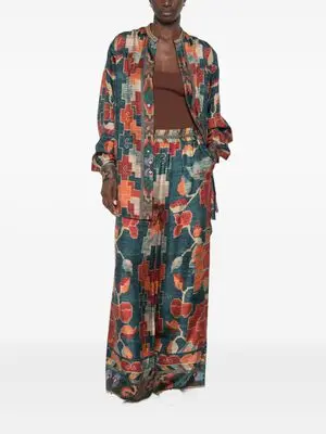 PIERRE-LOUIS MASCIA Printed Silk Shirt
