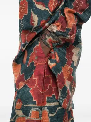 PIERRE-LOUIS MASCIA Printed Silk Trousers