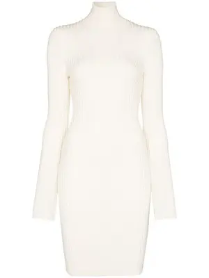 Wolford Wool Blend Short Dress - Ecru