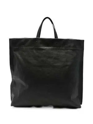 LIHANN GEORGE Matti Leather Tote Bag - Black