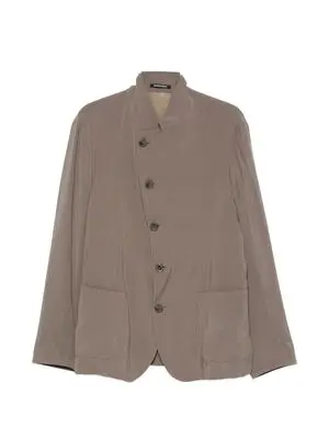 Emporio Armani Single Breasted Blazer Jacket - Grey