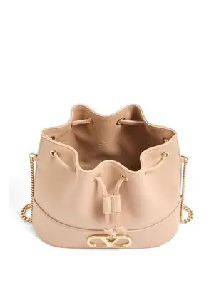 Valentino Garavani Vlogo Signature Mini Bucket Bag - Pink