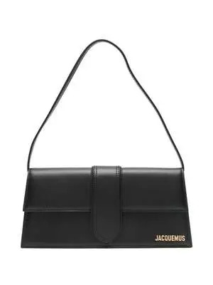 Jacquemus Le Bambino Long Leather Shoulder Bag - Black
