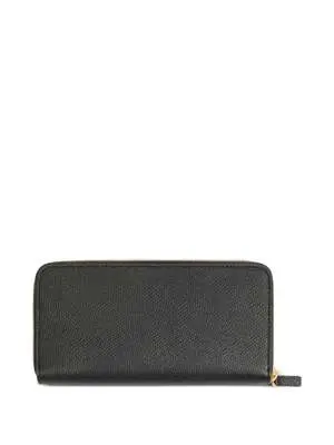 Valentino Garavani V Logo Signature Leather Wallet - Black