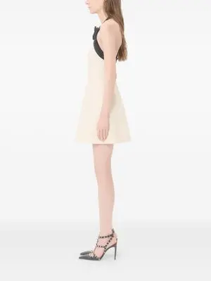 Valentino Garavani Wool And Silk Blend Mini Dress