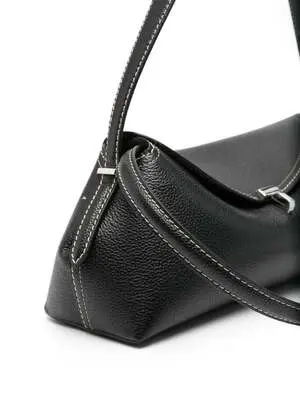 TOTEME T Lock Leather Shoulder Bag
