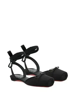 CHRISTIAN LOUBOUTIN Cassia Lace Up Flat Sandals