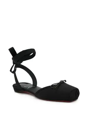 CHRISTIAN LOUBOUTIN Cassia Lace Up Flat Sandals