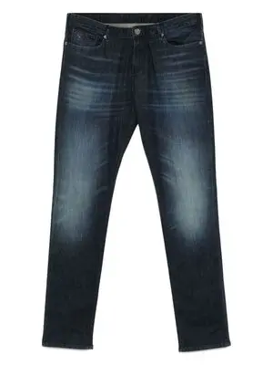 Emporio Armani Slim Denim Cotton Jeans - Ink