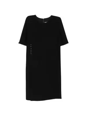 Emporio Armani Short Dress With Stud Embellishment