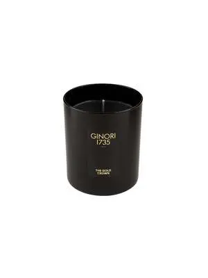 GINORI 1735 Lcdc The Gold Crown Refill Candle - Black