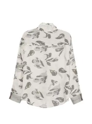 Emporio Armani Printed Linen Shirt