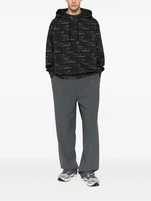 Emporio Armani Printed Cotton Hoodie